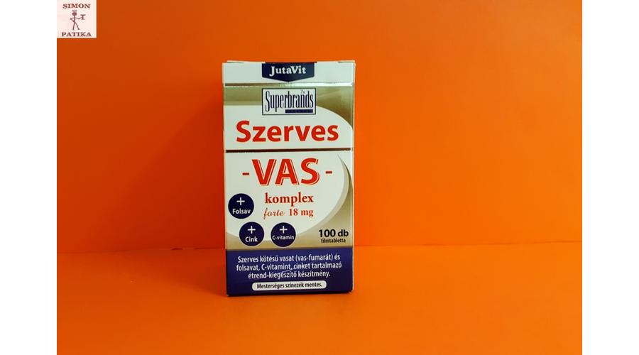 Jutavit Szerves Vas Komplex 18 mg Forte tabletta - Simon Webpatika Jutavit Szerves Vas Komplex 18 mg Forte tabletta - Simon Webpatika